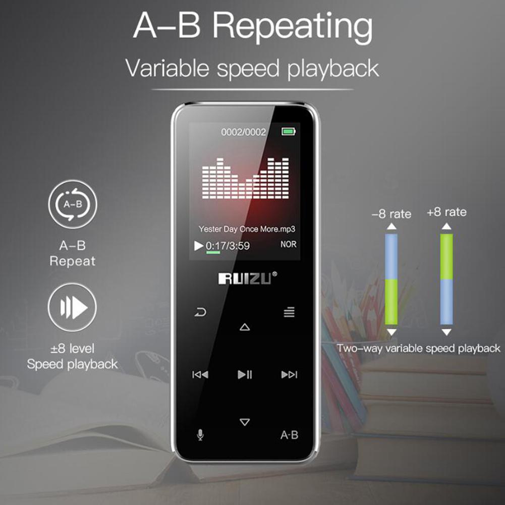 Máy Nghe Nhạc Lossless MP3, HiFi, Loa Ngoài, 4GB, Ruizu X16